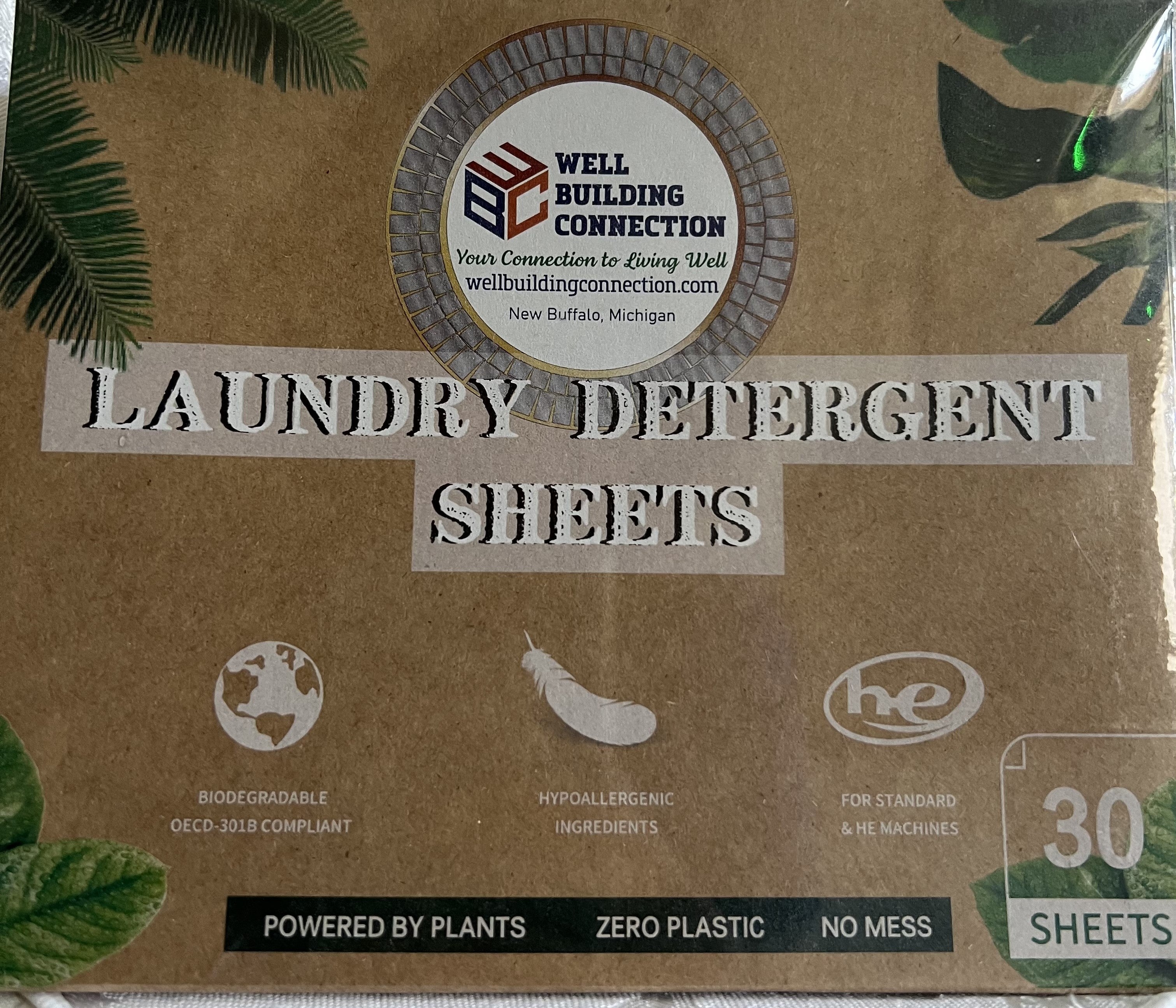 Laundry Sheets - Biodegradable Lightly Scented Sheets